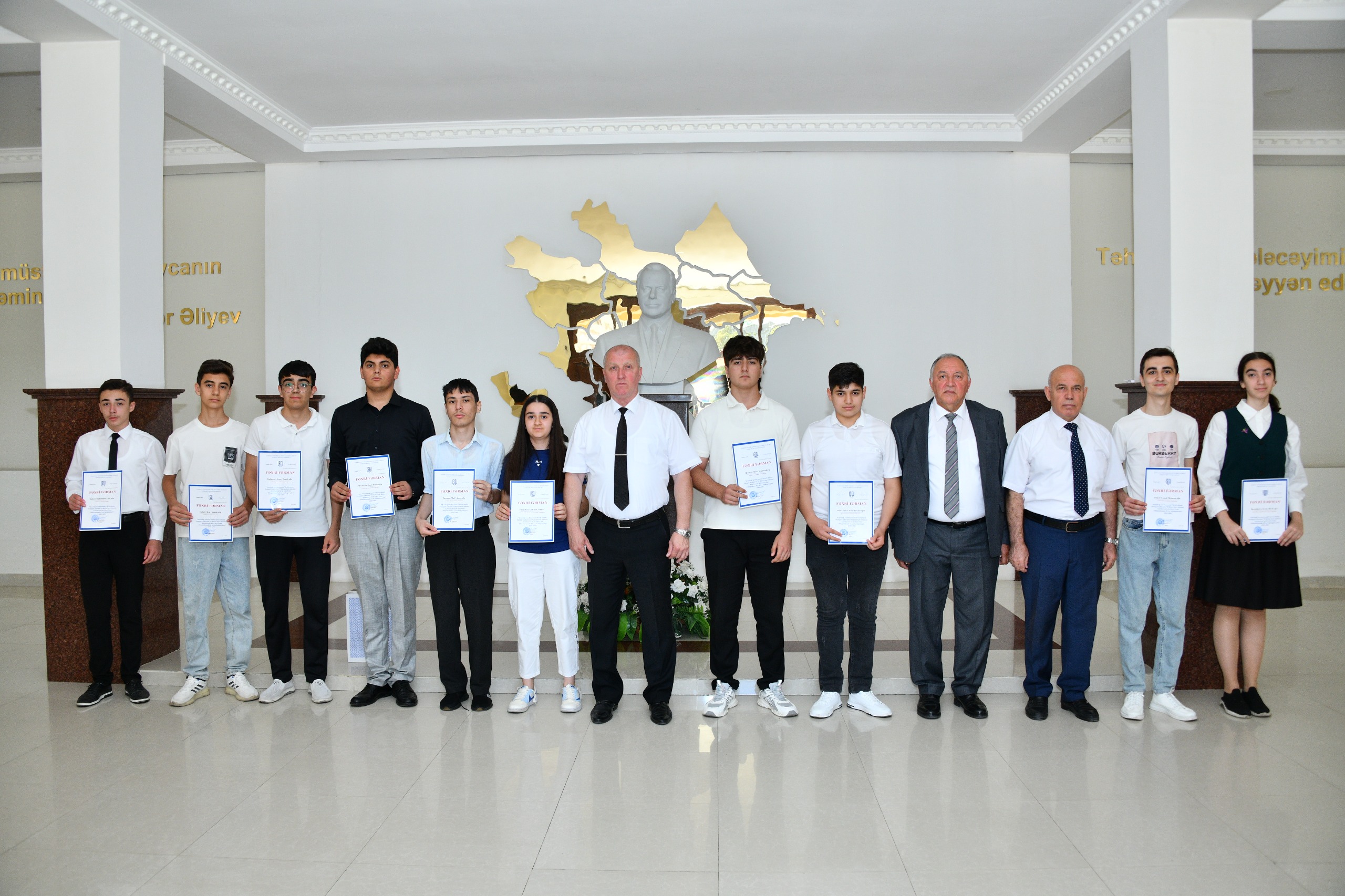 THE WINNERS OF THE SUBJECT OLYMPIAD ON THE HISTORY OF AZERBAIJAN AMONG ...